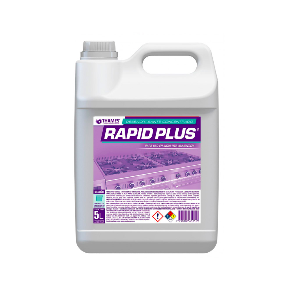 Desengrasante Rapid Plus / 5 lts. - La Tienda de Limpieza